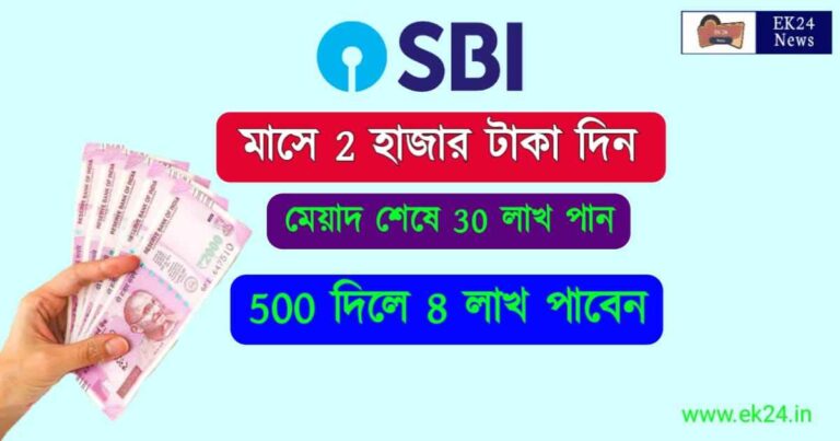 SBI Investment Plan - লঞ্চ হলো ষ্টেট ব্যাংকের তাক লাগানো প্ল্যান, মাসে ...