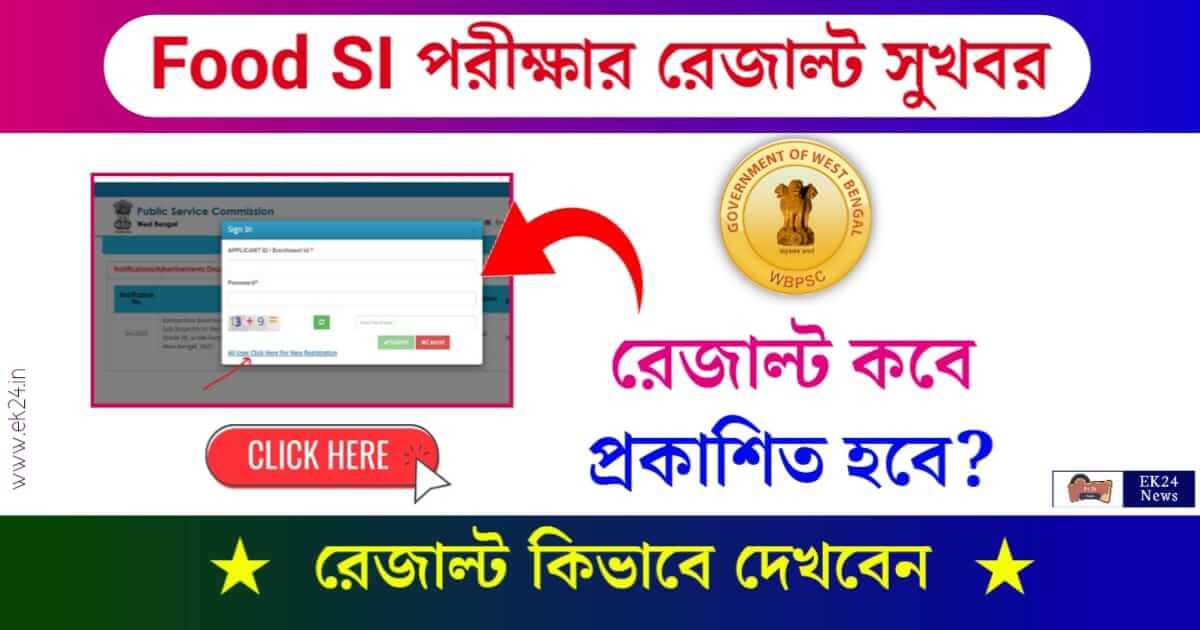 Food SI Result - পশ্চিমবঙ্গে ফুড সাব ইনস্পেক্টরের ফলাফল কবে প্রকাশিত ...